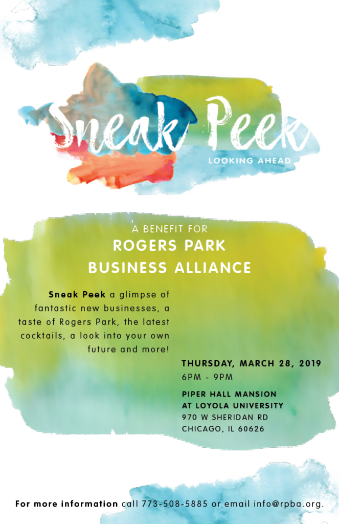 sneak-peek-19'-poster | rogers-park-business-alliance